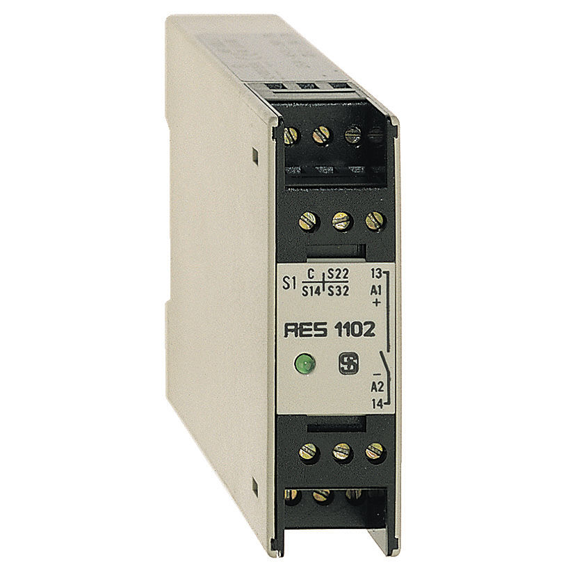 Safety switch safety relay - AES 1102 series - SCHMERSAL - DIN rail ...