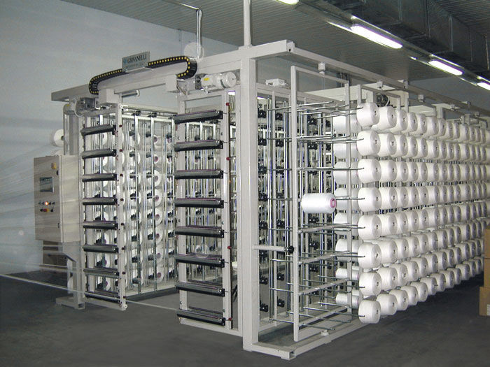 Swivel-frame creel - Off. Giovanelli