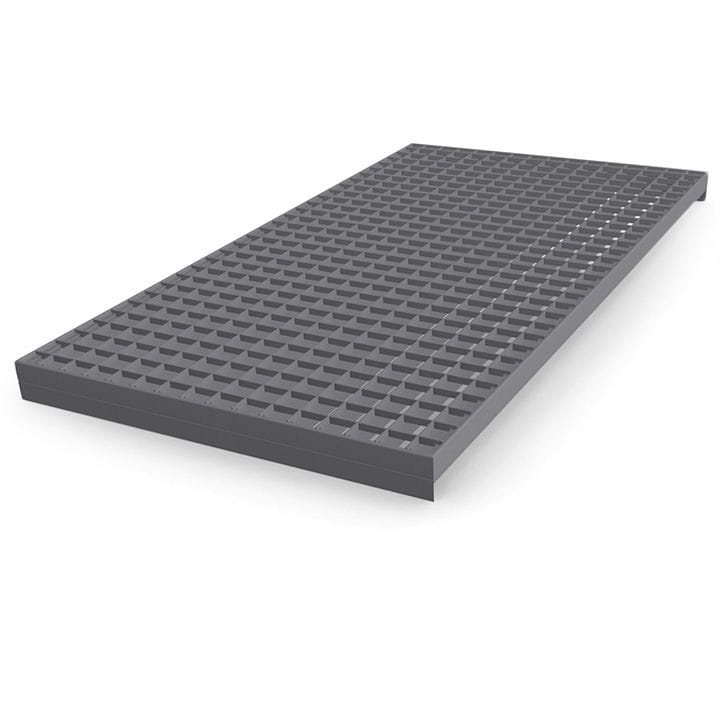 Metal grating - Meiser - rectangular mesh / floor / shelf