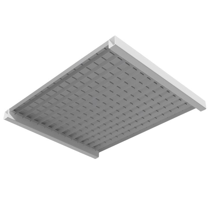 Sheet metal grating - Meiser - galvanised steel / industrial