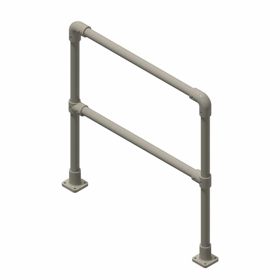 Free-standing railing - Meiser - GRP