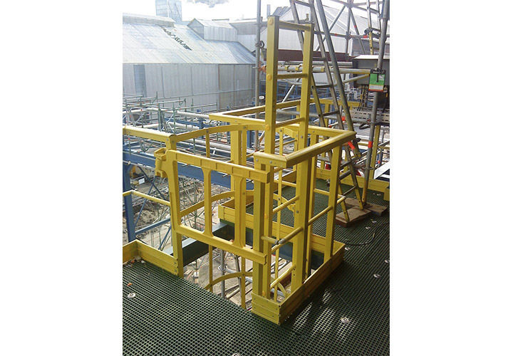 Rotating gate - UDG series - Meiser - automatic / for caged ladders ...