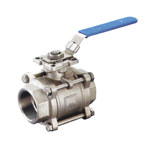 Ball valve - Q11F-16P/R (3PC) - Zhejiang Kangsaite Valve Co., Ltd. - lever / 3-piece / stainless ...