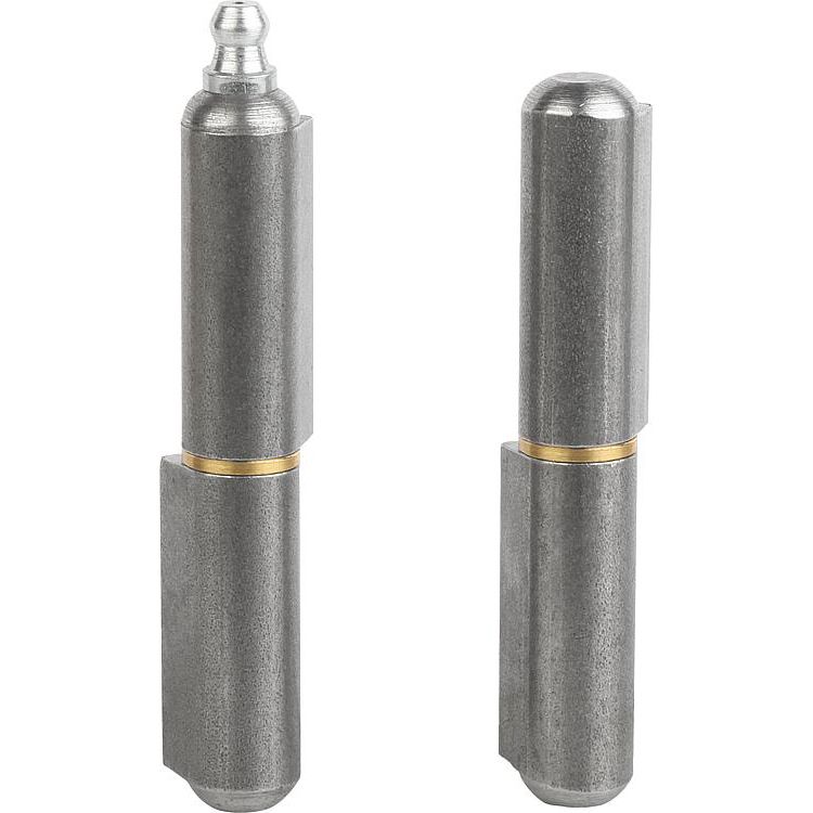 Steel hinge - 27885 - norelem - Éléments standard mécaniques - brass ...