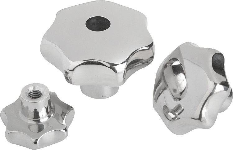 Knurled knob - 06194 - norelem - Éléments standard mécaniques - lobe ...