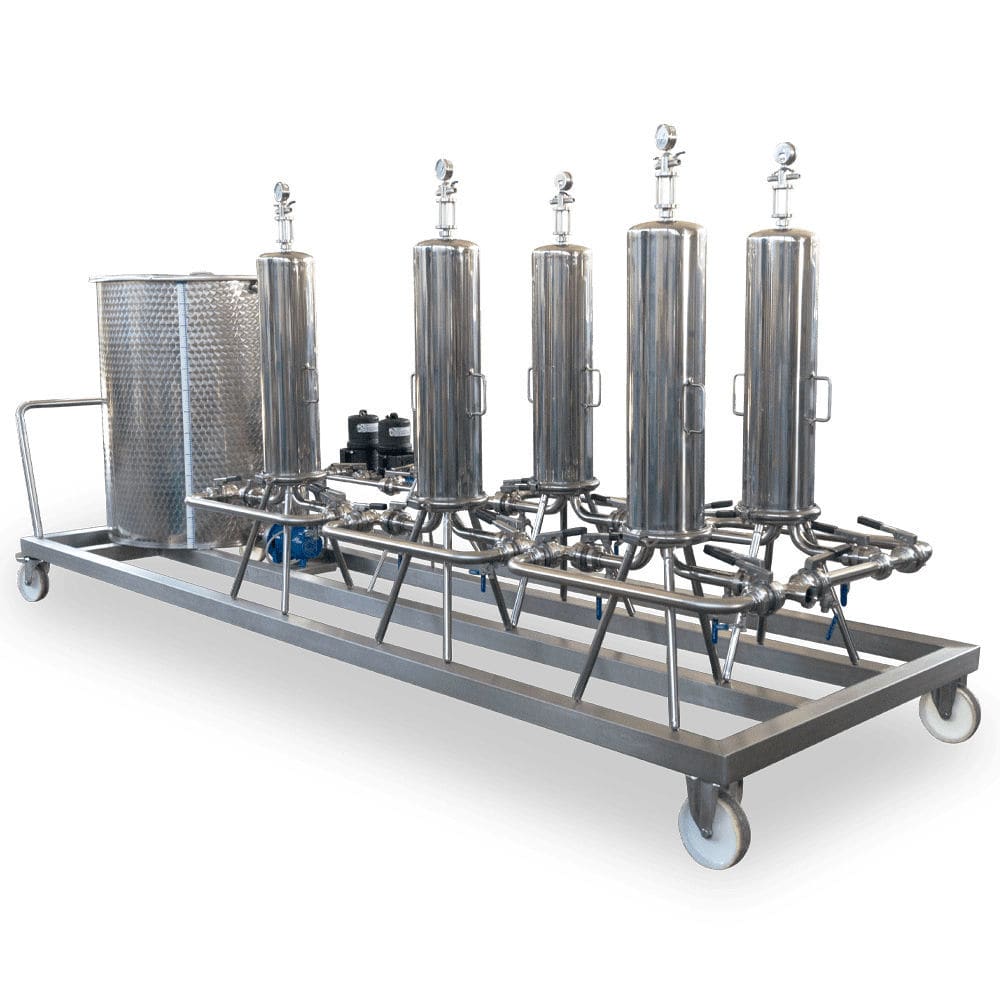 Microfiltration unit with cartridge - HMC - VLS Technologies - for wine ...