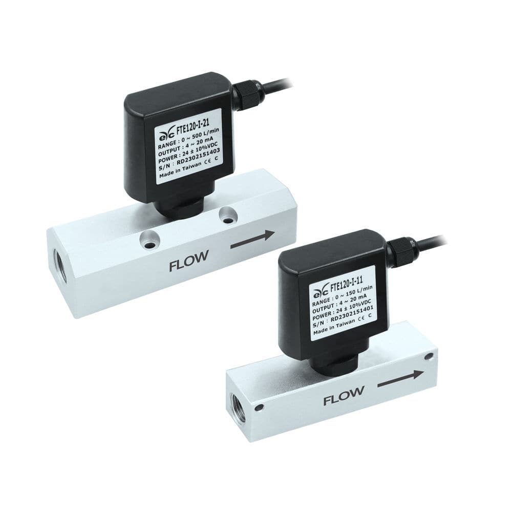 Air flow transmitter - FTE120-I - eyc-tech - thermal / mass / in-line