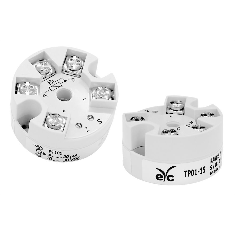 Probe head-mounted temperature transmitter - TP01 - eyc-tech - Pt100 ...