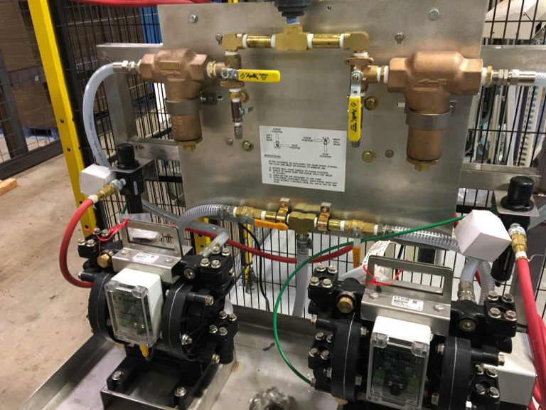 Automatic filling system - Valco Melton - container / for paper / pressure