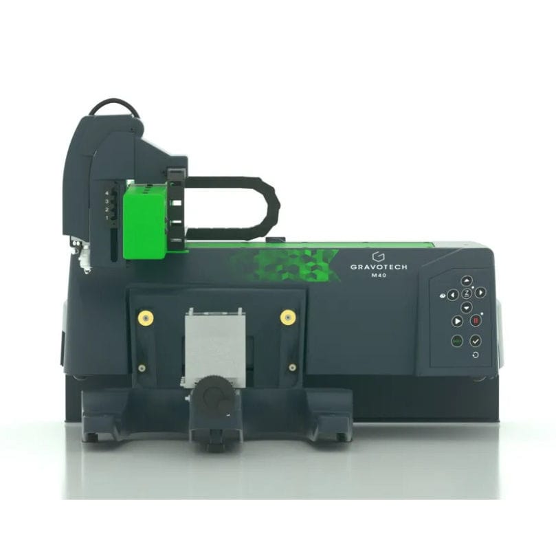 Mechanical engraving machine - M40 - Gravotech - metal / glass / plastic