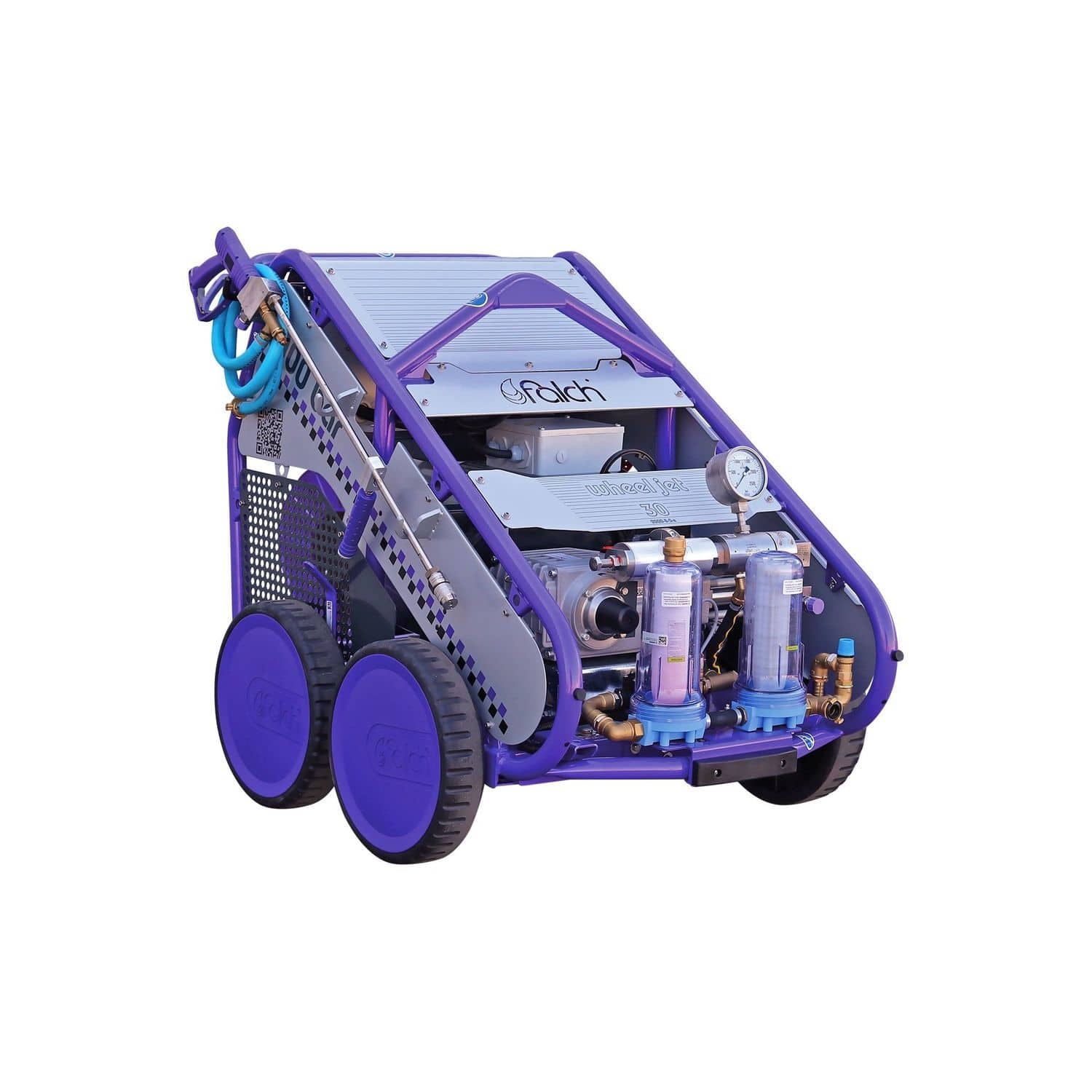 Cold water high-pressure cleaner - wheel jet 30 2000-8-0-e - falch gmbh ...
