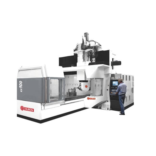 5-axis CNC milling center - KX 100 - HURON - vertical / double-column ...