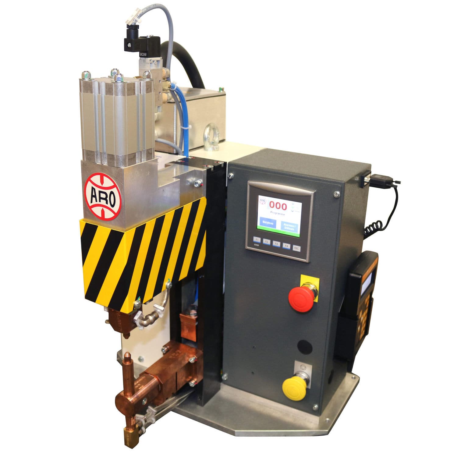 Spot welding machine - OMEGA - ARO - semi-automatic / standalone / for ...