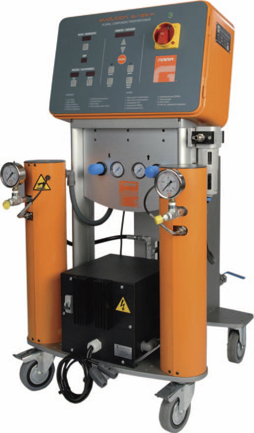 Polyurethane foam injection machine - 9 kg/min, 12.3 MPa | Evolution G ...