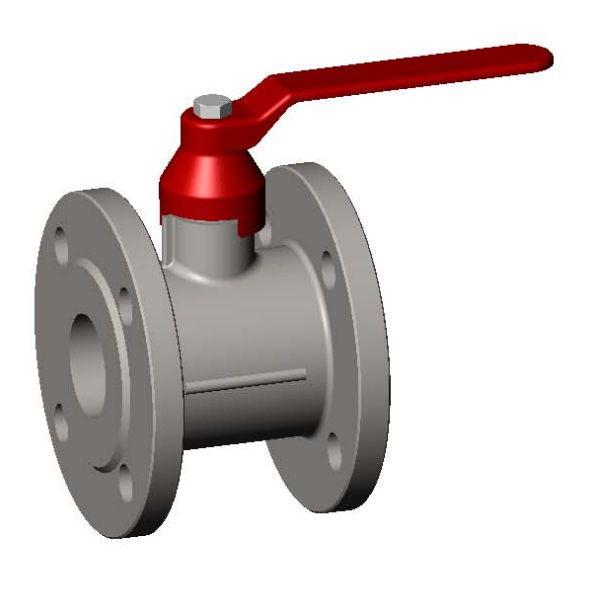Ball valve - BS1240 - TECOFI - lever / flange / for industrial applications