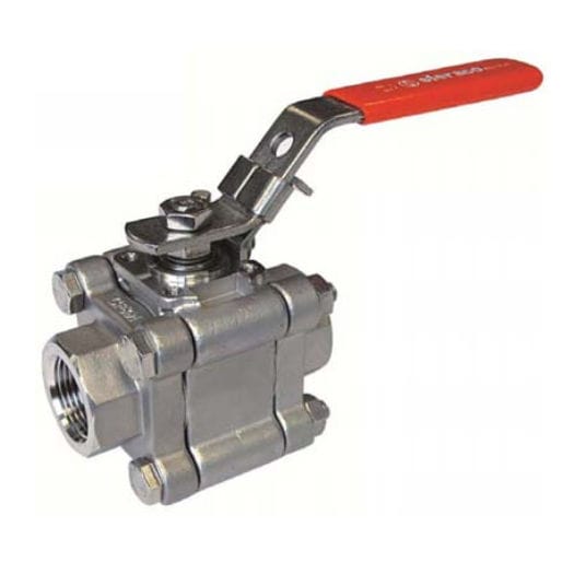 Ball valve - BS6377, BS6378 series - TECOFI - lever / threaded / 3-piece