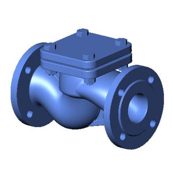 Cast iron check valve - CS3240 - TECOFI - lift / flange / for water systems