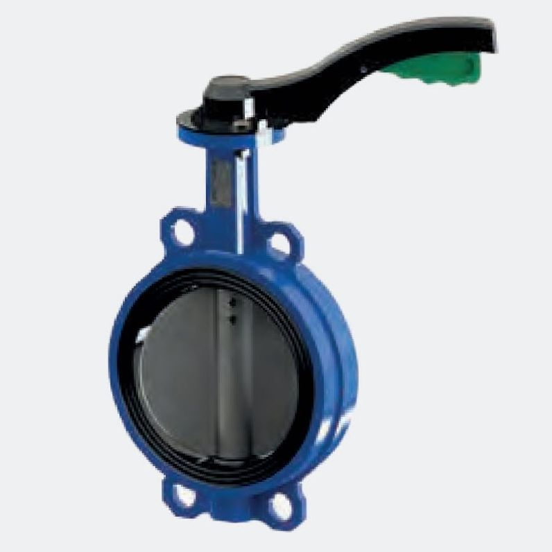 Butterfly valve - VPG - TECOFI - lever / manual / for control
