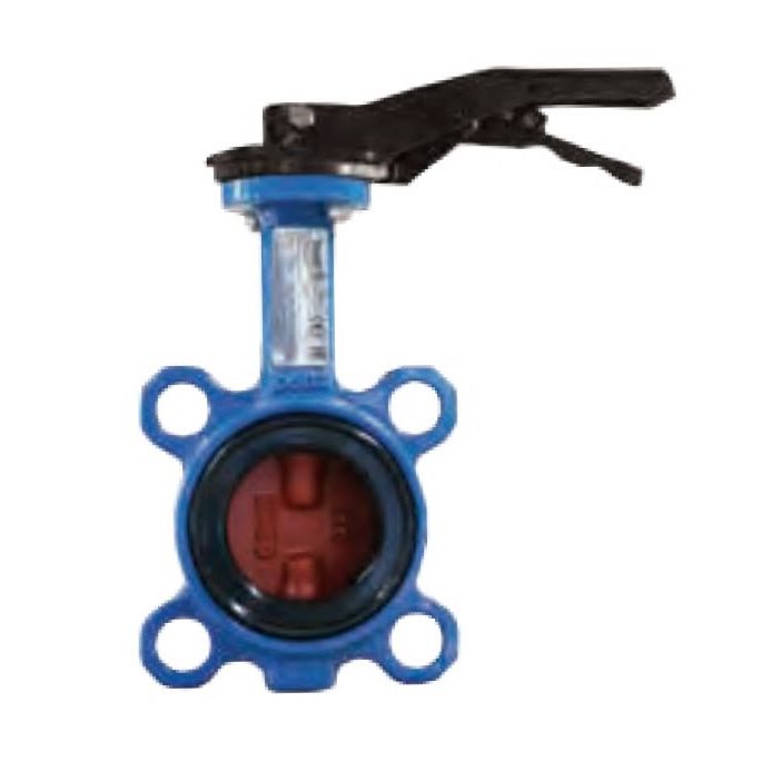 Butterfly valve - VPI4448-02 series - TECOFI - lever / for control / wafer