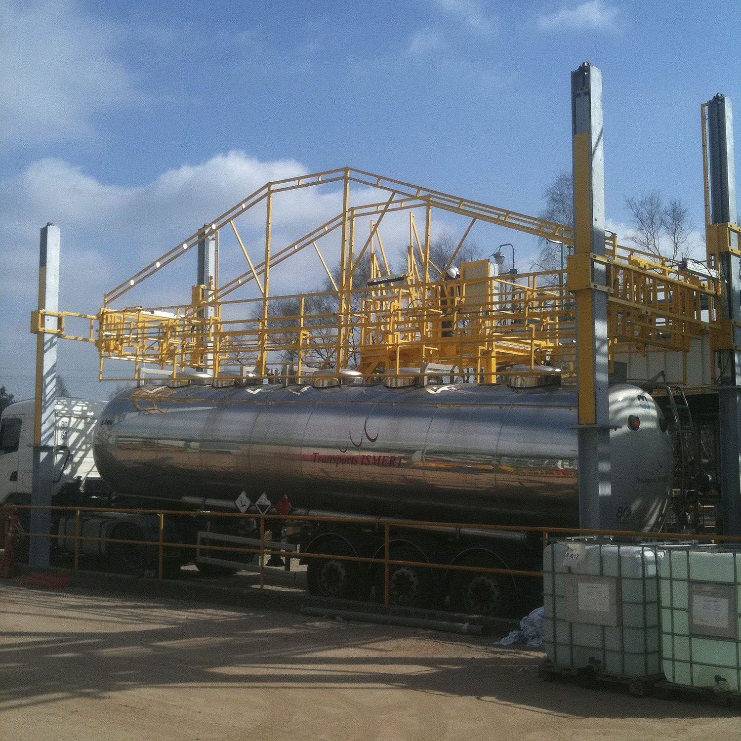 Access platform - TRIAX - for containers / for cisterns