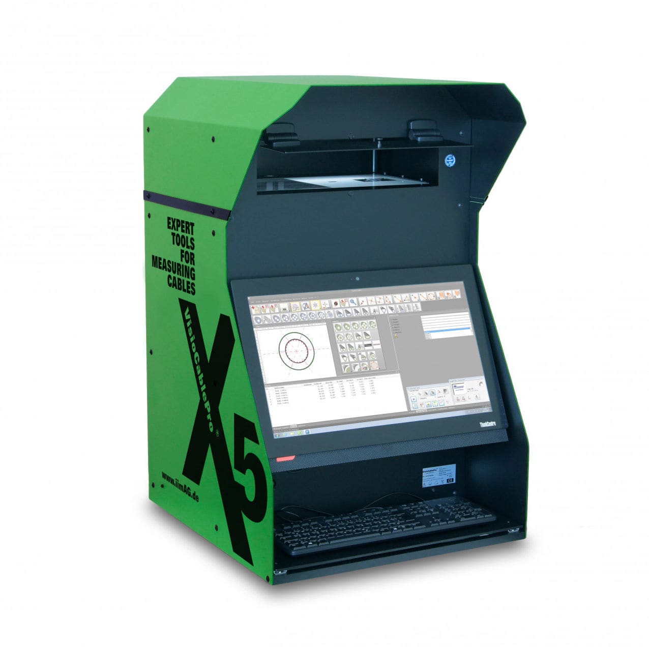 Cable measuring device - VCPX5 - iiM GmbH - wall thickness / geometry ...