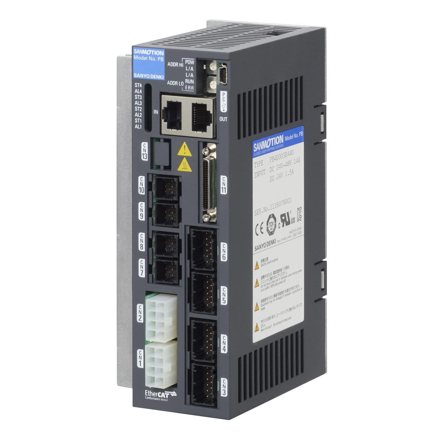 Stepper motor controller - PB4 - SANYO DENKI EUROPE - DC / closed-loop / EtherCAT