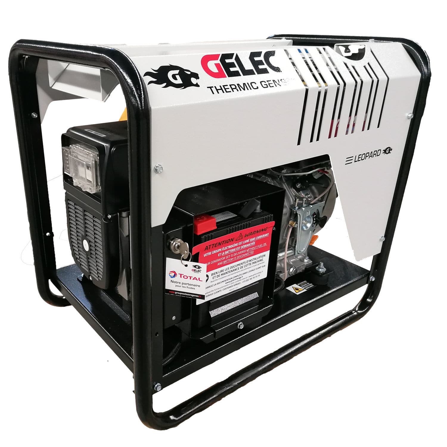 Diesel generator set - LEOPARD-7-OPEN - GELEC ENERGY - three-phase / 50 ...