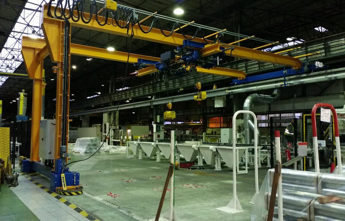 Rail-mounted gantry crane - ADC - overhead