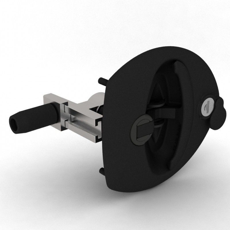 Cam latch - 16-7-4153 - PINET INDUSTRIE - polyamide / T-Handle / IP65