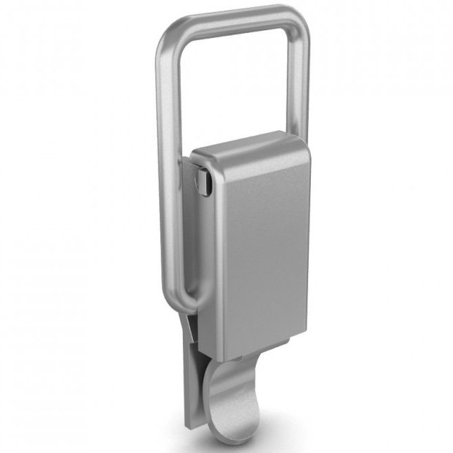 Zinc-coated steel draw latch - 16-7-3410 - PINET INDUSTRIE