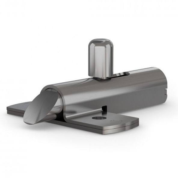 Sliding bolt latch - 16-1-4282 - PINET INDUSTRIE - anodized aluminum