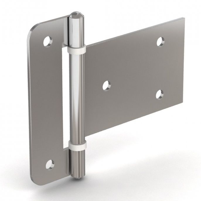 Corner hinge - 52-1-3606 - PINET INDUSTRIE - stainless steel / screw-in ...
