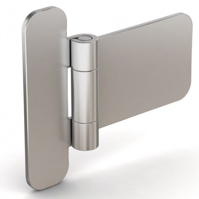 Corner hinge - 50-1-3308 - PINET INDUSTRIE - steel / 270°