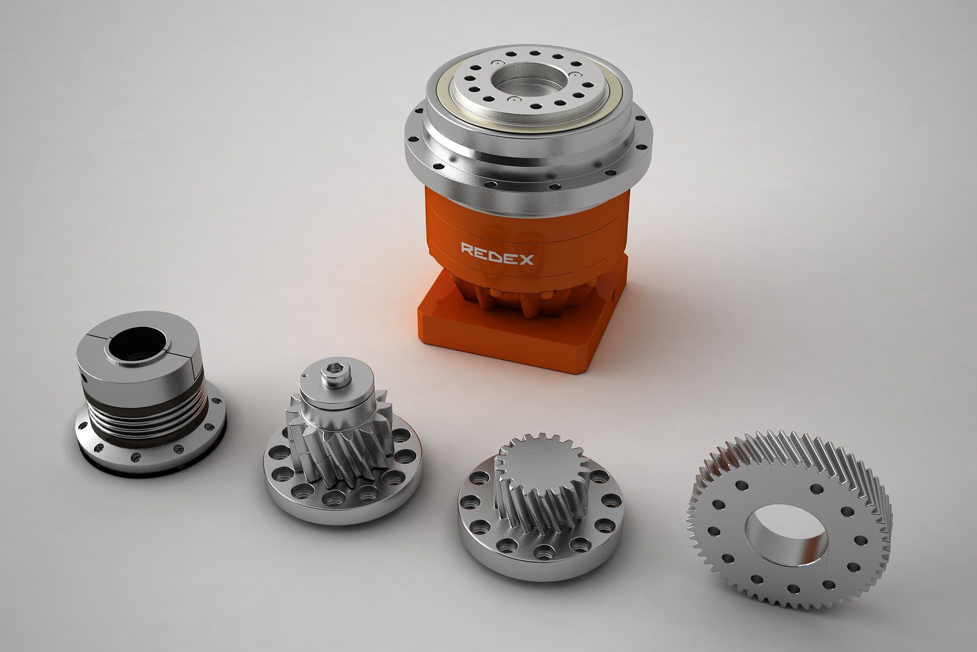Planetary servo-gearbox - SRP series - REDEX Group - right angle / 200 ...