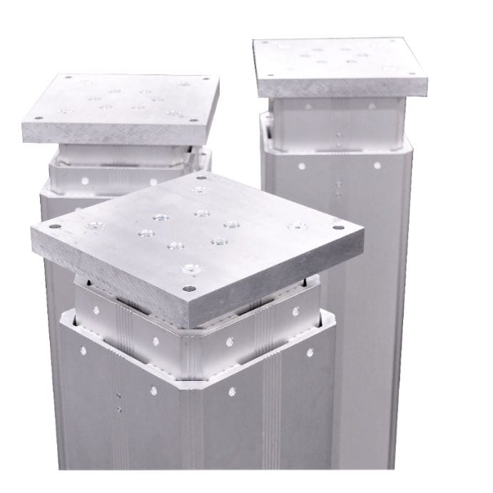 Telescopic lifting column - GROB GmbH Antriebstechnik - 2-stage