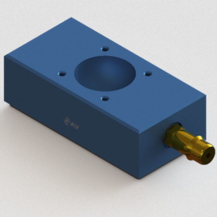 Flat bearing unit - OAVF20L40 - OAV Air Bearings - air cushion ...