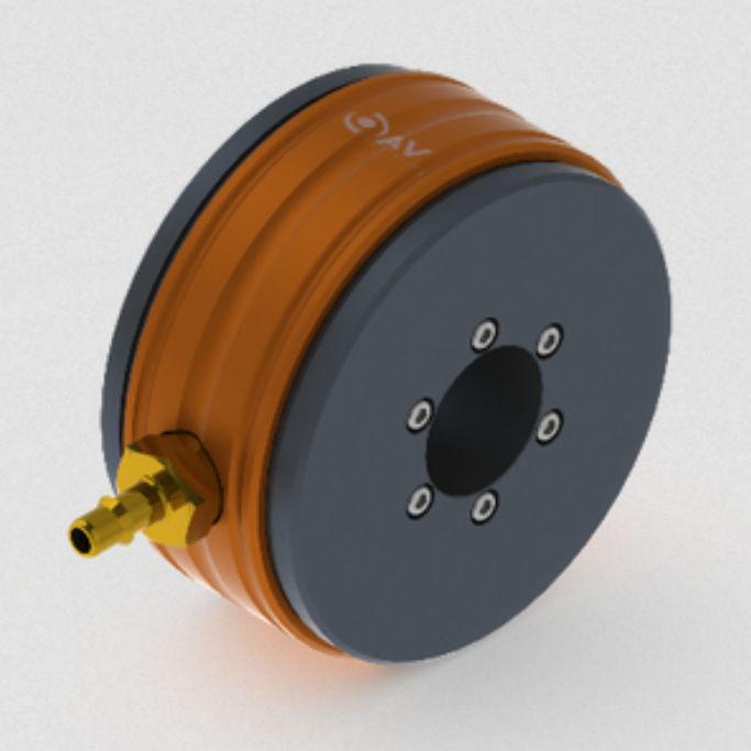 Axial bearing unit - OAVRL13M - OAV Air Bearings - fixed / radial / air ...