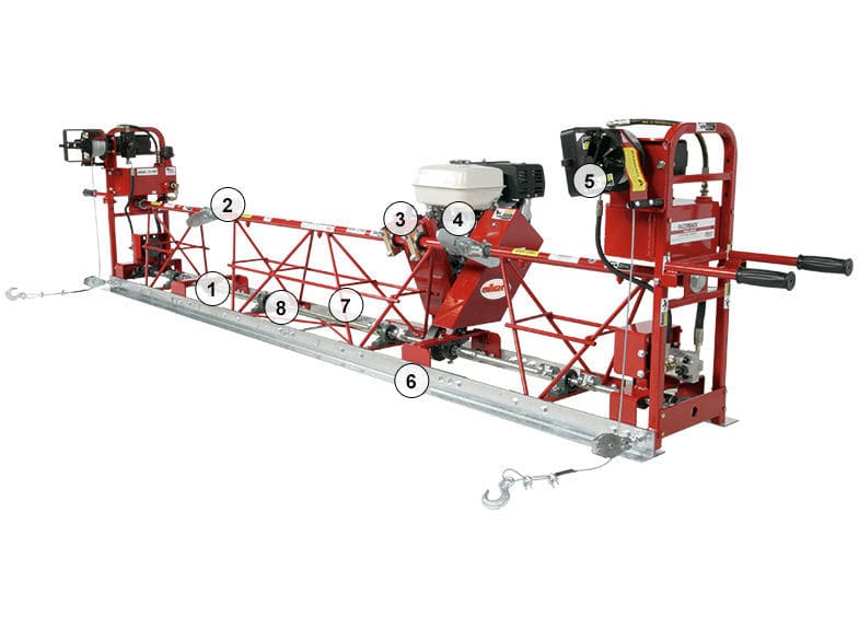 Paver screed - SE12 - Allen Engineering Corporation