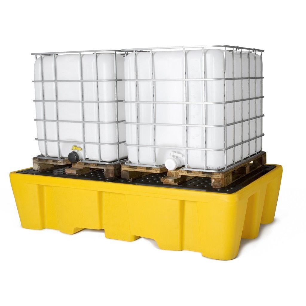 IBC container spill pallet - 31-3073 - Lubetech - plastic