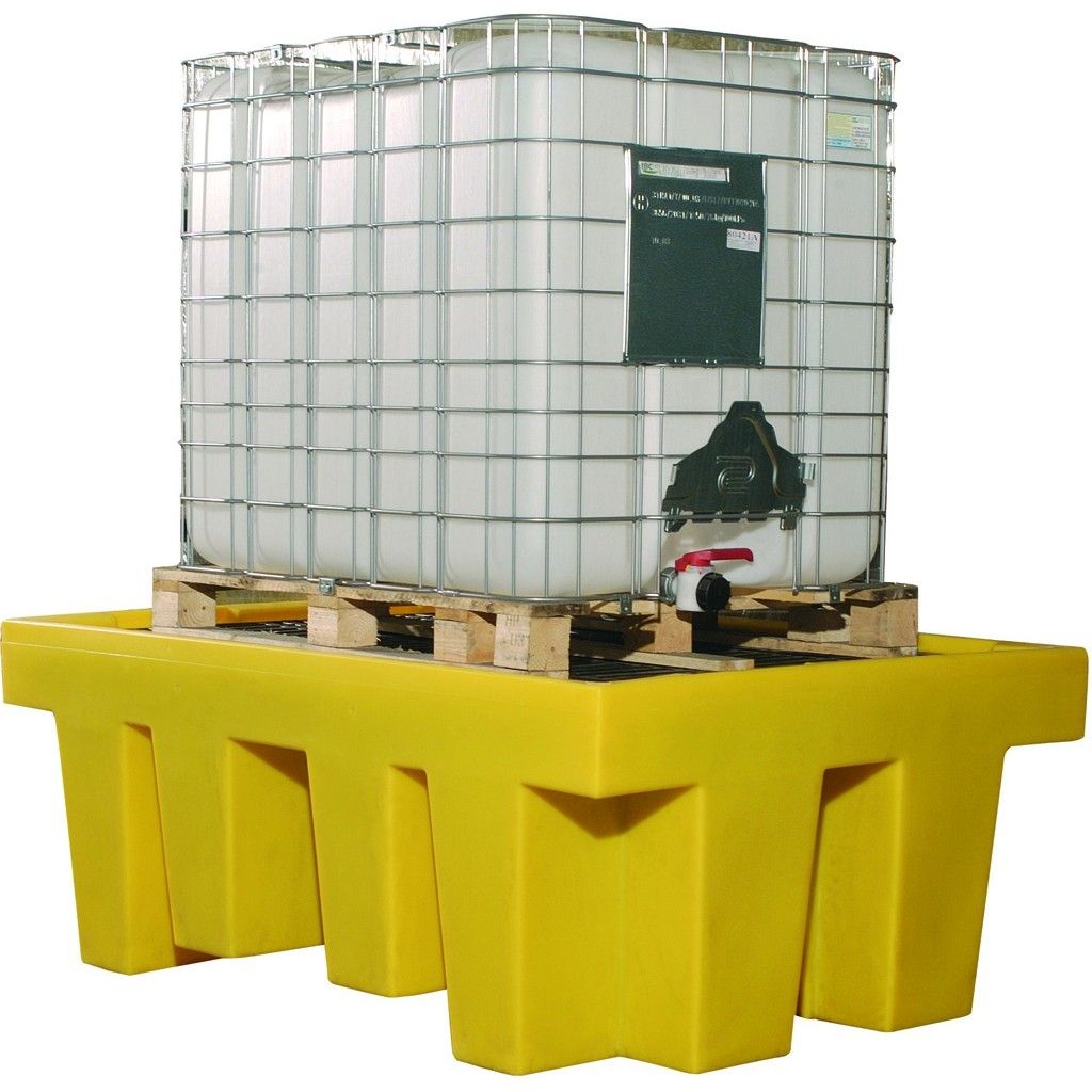 IBC container spill pallet - 31-1213 - Lubetech - plastic