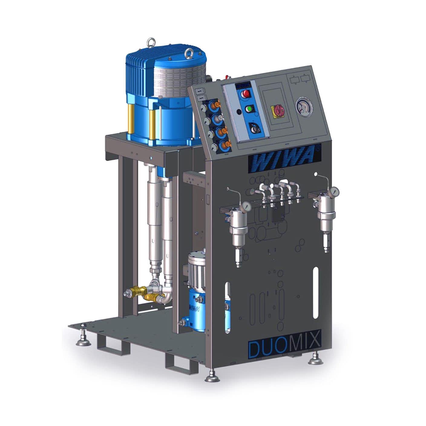 Fixed spray unit - DUOMIX 333 GX - WIWA - polyurethane / airless ...