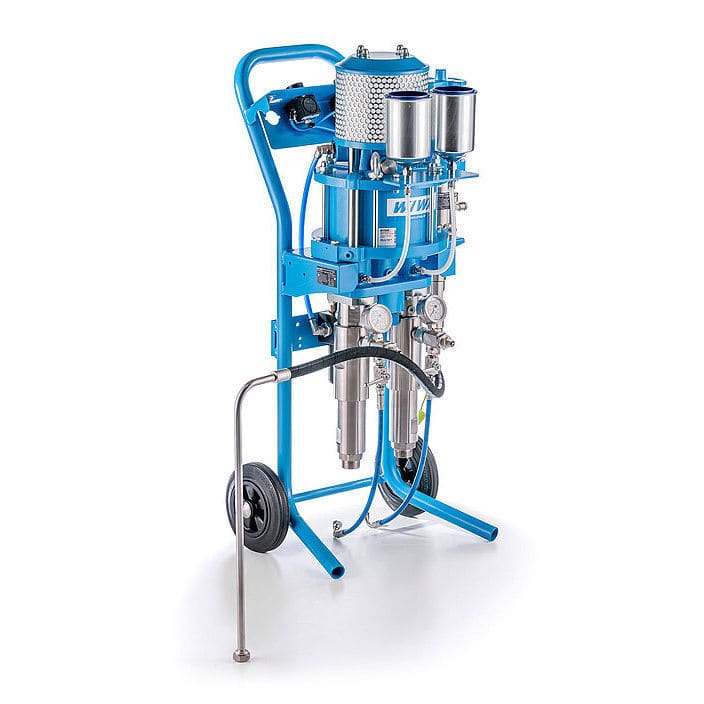 Piston pump - INJECT 2K 230 series - WIWA - for resins / pneumatic ...