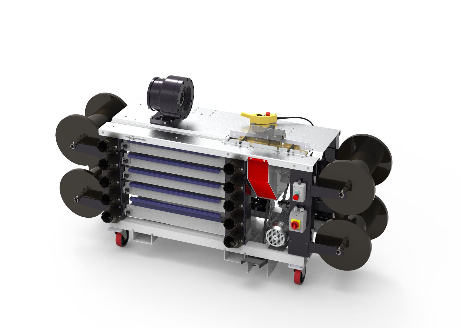 Hose crimping machine - MOBILE WORKSHOP 2" 4WS - TECHMAFLEX - automatic ...