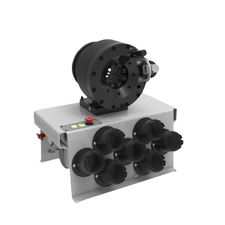 Hose crimping machine - V CRIMP 240 - TECHMAFLEX - hydraulic hose ...