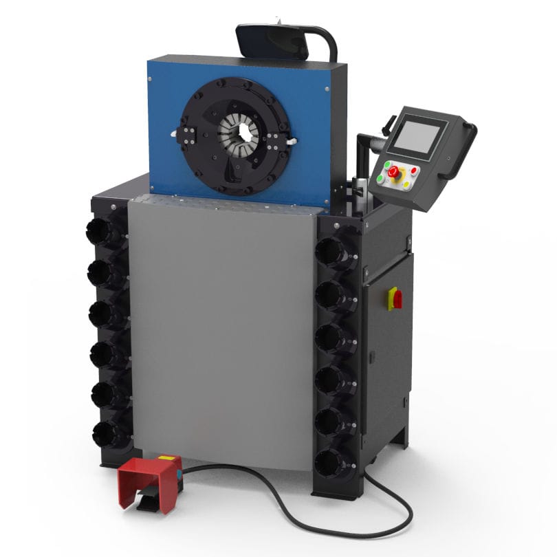 Connector crimping machine - P CRIMP 200 - TECHMAFLEX - for hoses ...