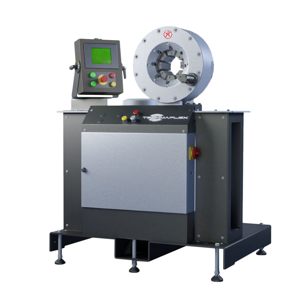 Hose crimping machine - TUBCRIMP 158 PRO - TECHMAFLEX - hydraulic hose ...