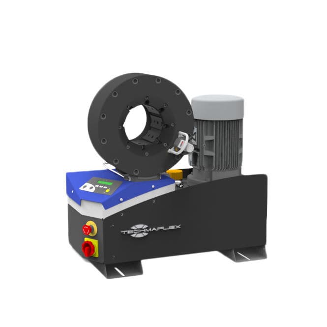 Cable crimping machine - AUTOCRIMP 158 ECO - TECHMAFLEX - for wires / for hoses / hydraulic hose