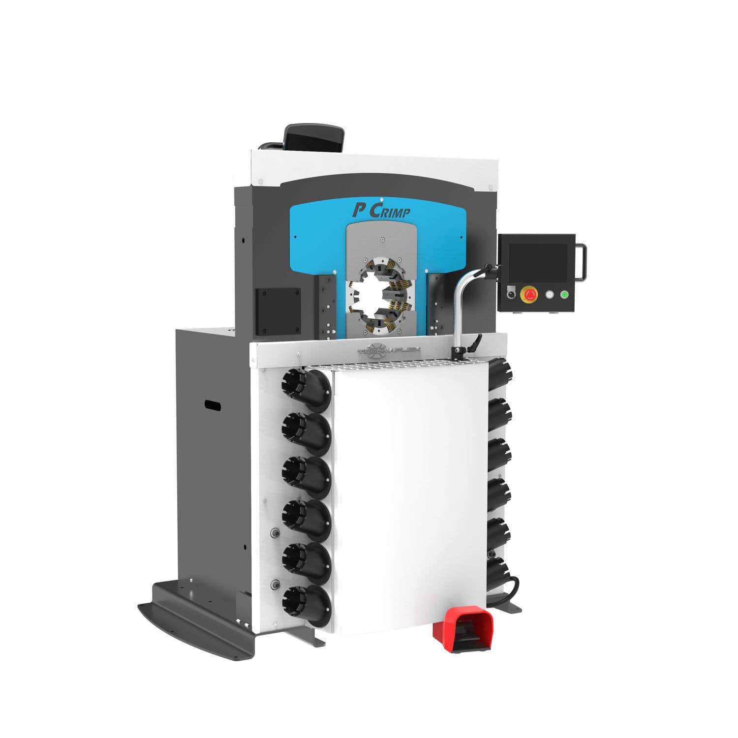 Hose crimping machine - P CRIMP 480 - TECHMAFLEX - hydraulic hose ...