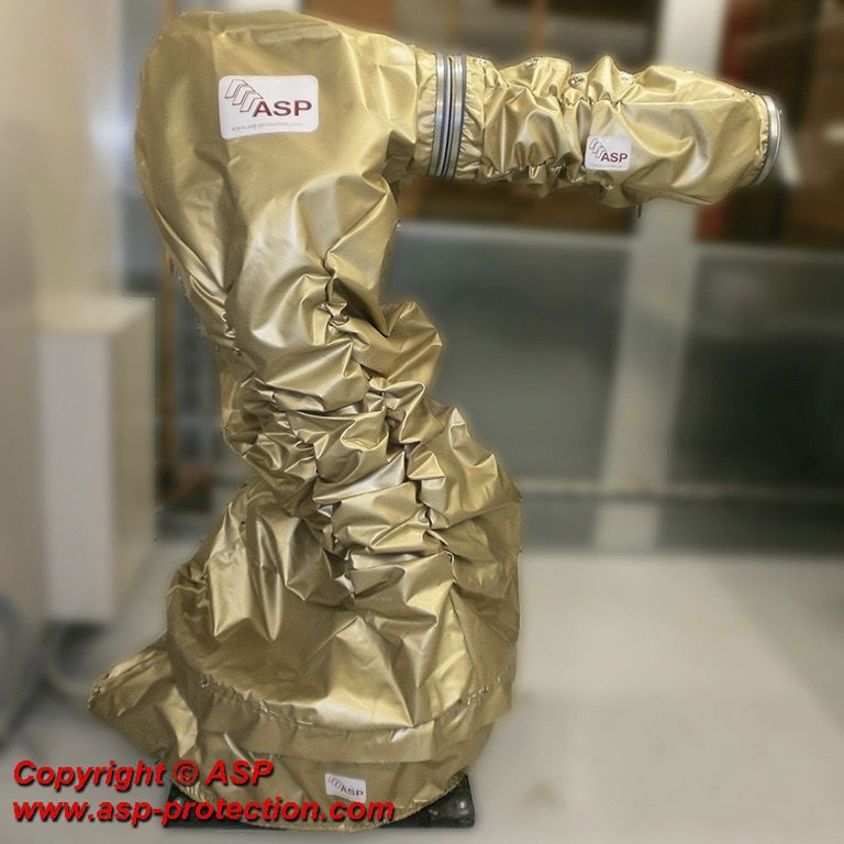 Forge robot protective cover - TIFFON GREEN / TKS-ALU - ASP ...