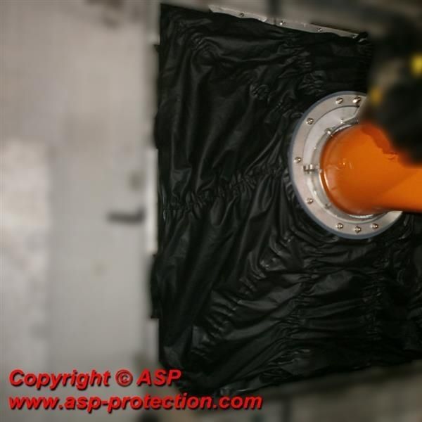 Forge robot protective cover - TROCAL B+ - ASP - for surface treatment ...
